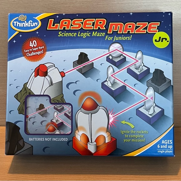 Think Fun | Games | Laser Maze Jr Stem Game Strategy Challenge Puzzle ...